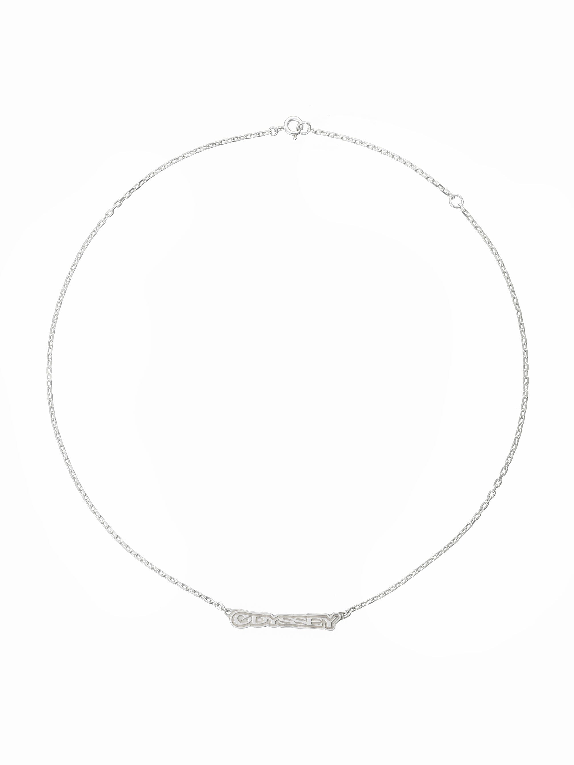 [Personalised] Odyssey Plaque 1.65mm Necklace – Oranda Jewelry